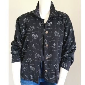 Onque Casuals | Jackets & Coats | Onque Casuals Cotton Black White ...